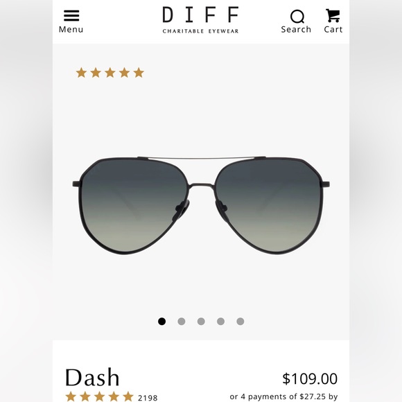 Diff Eyewear | Accessories | Diff Sunglasses Classic Aviator With ...